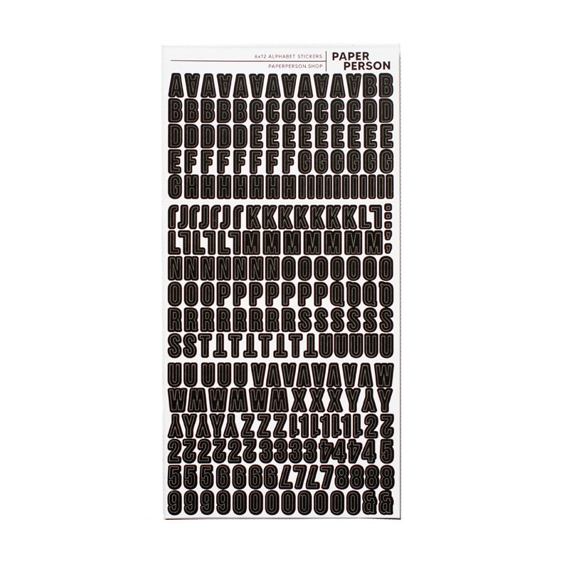 Stickers & RubOns – Paper Person