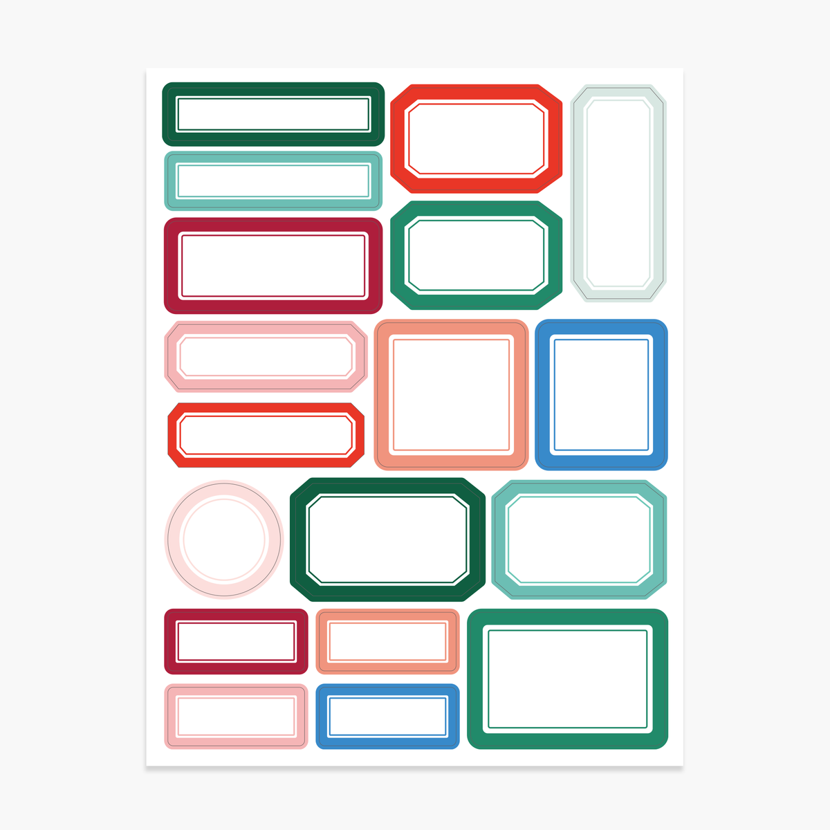 Color Label Stickers – Paper Person